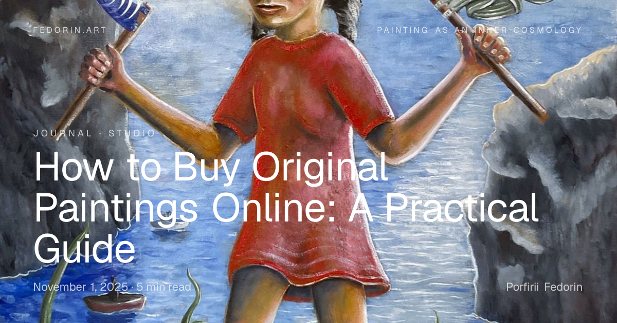 How to Buy Original Paintings Online: A Practical Guide | Porfirii Fedorin